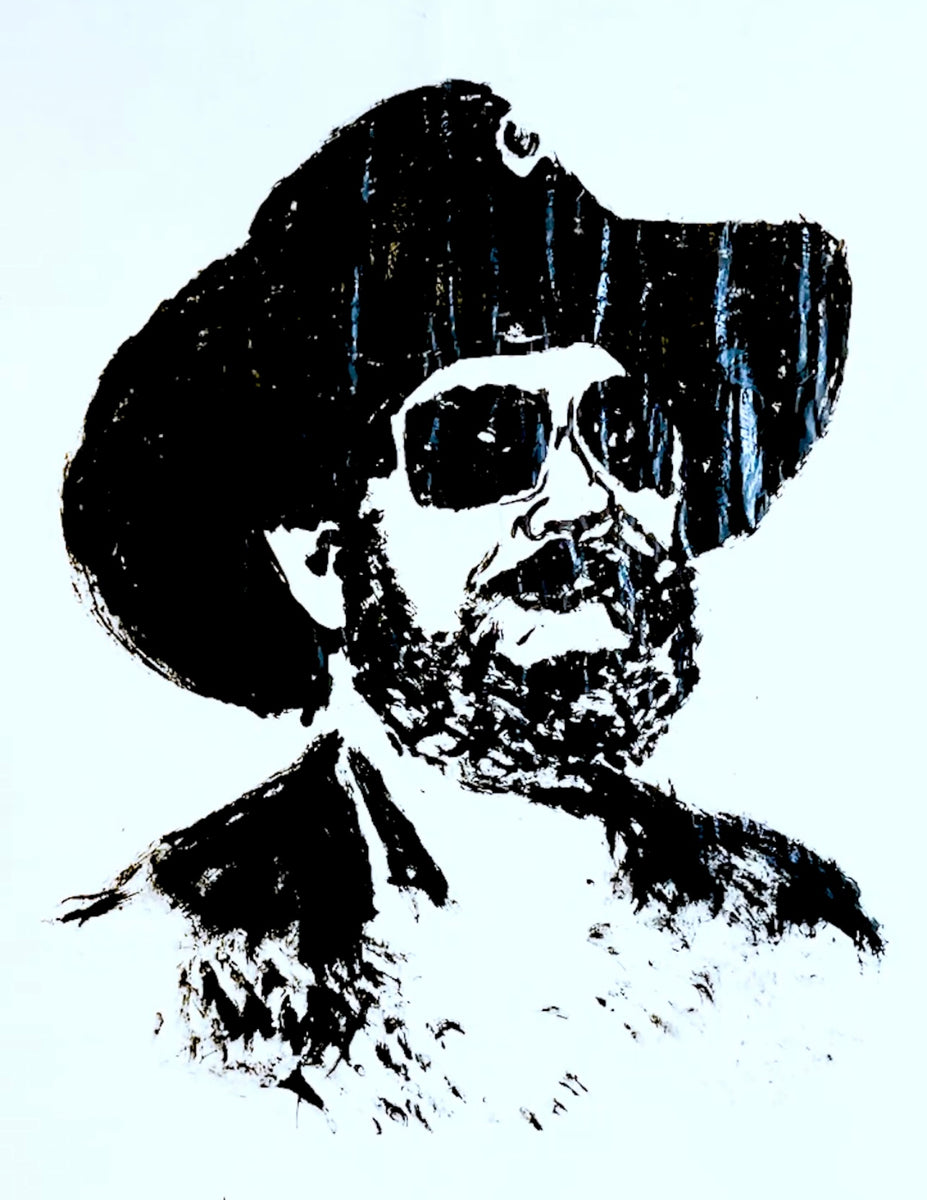 Hank Williams Jr finger painting 4ft x 5ft – Love More Than Ever