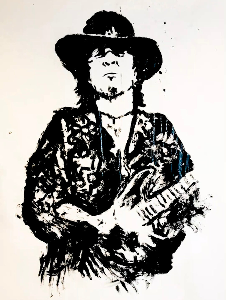 Stevie Ray Vaughan finger painting – Love More Than Ever